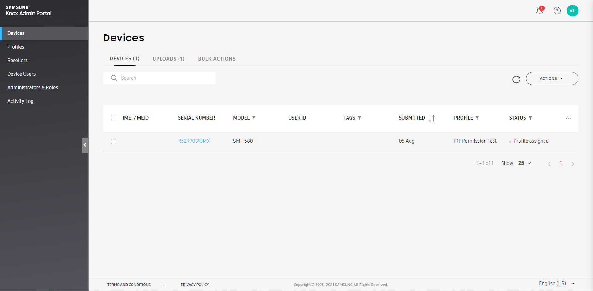 Knox Mobile Enrollment (KME) Provisioning – Esper Help