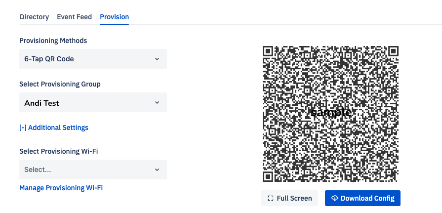 6-tap QR Code Provisioning – Esper Help