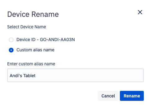 Individual Device Settings and Actions – Esper Help