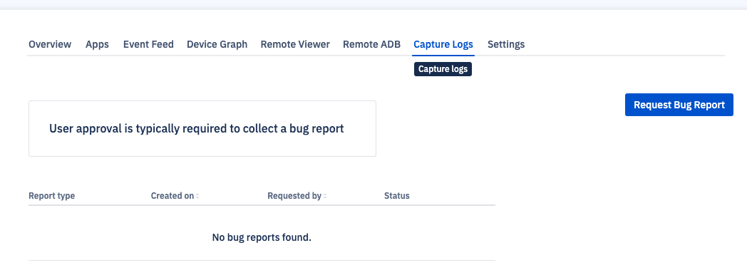 Logs and Bug Reports – Esper Help