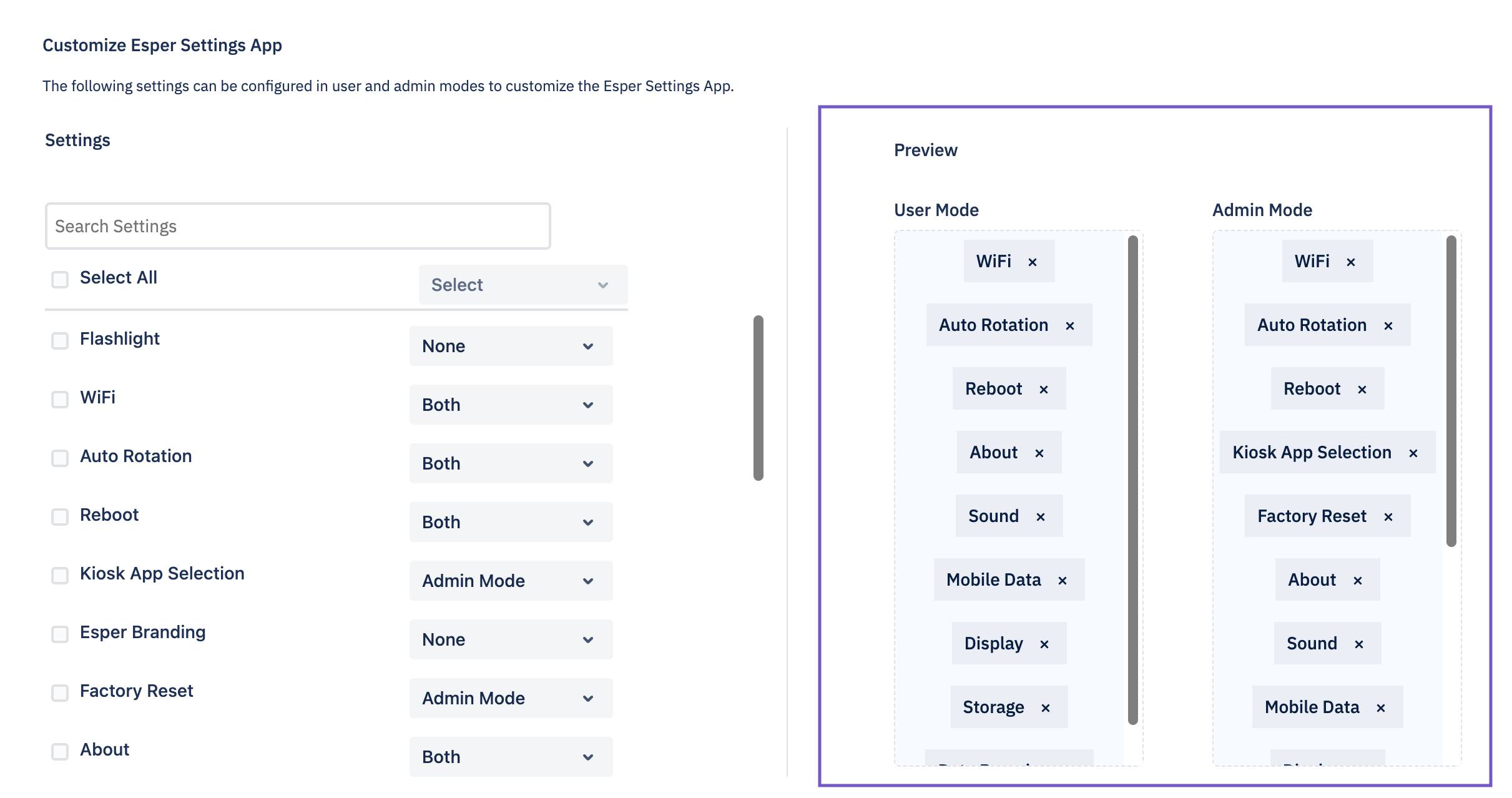 Creating a Compliance Policy – Esper Help