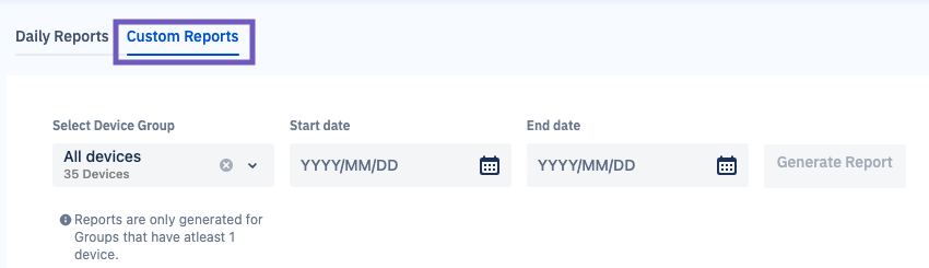 Generating and Downloading a Custom Report – Esper Help