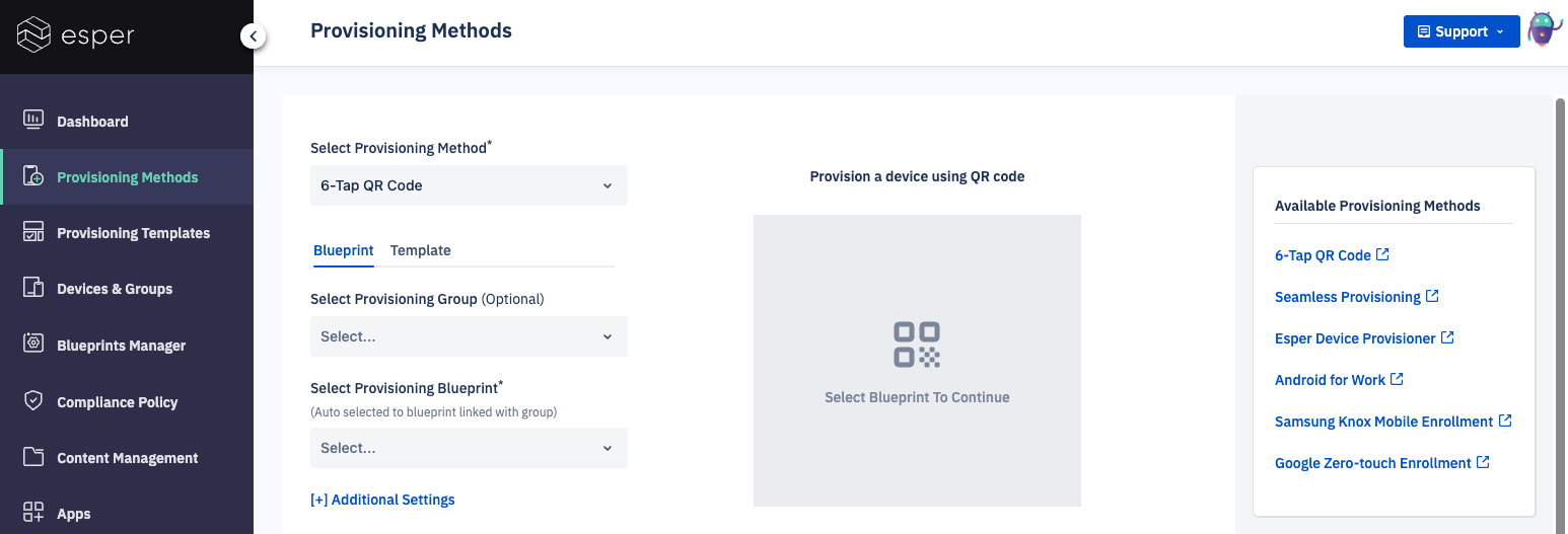 Introduction to Provisioning Methods – Esper Help