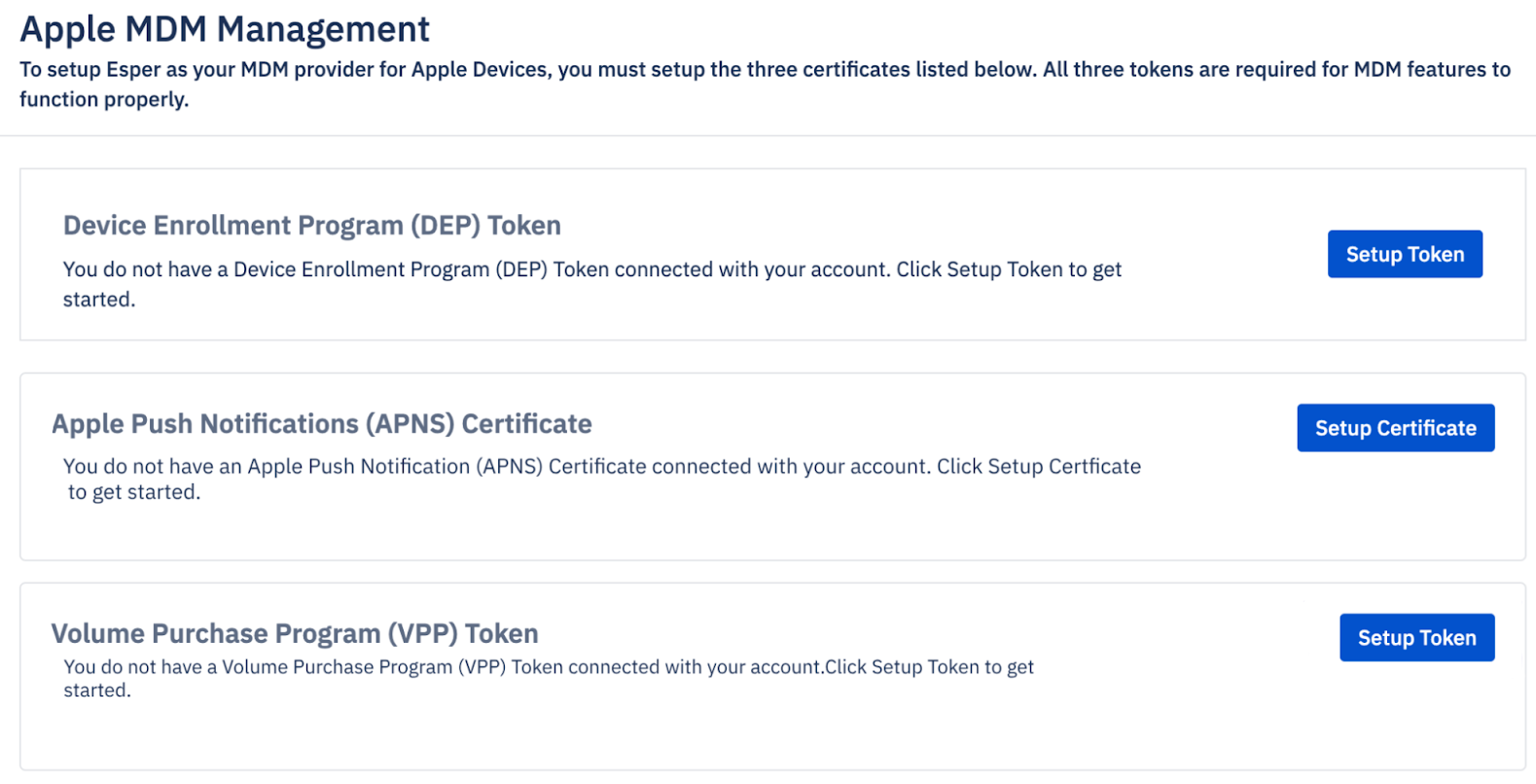Setting Up Apple MDM Management – Esper Help