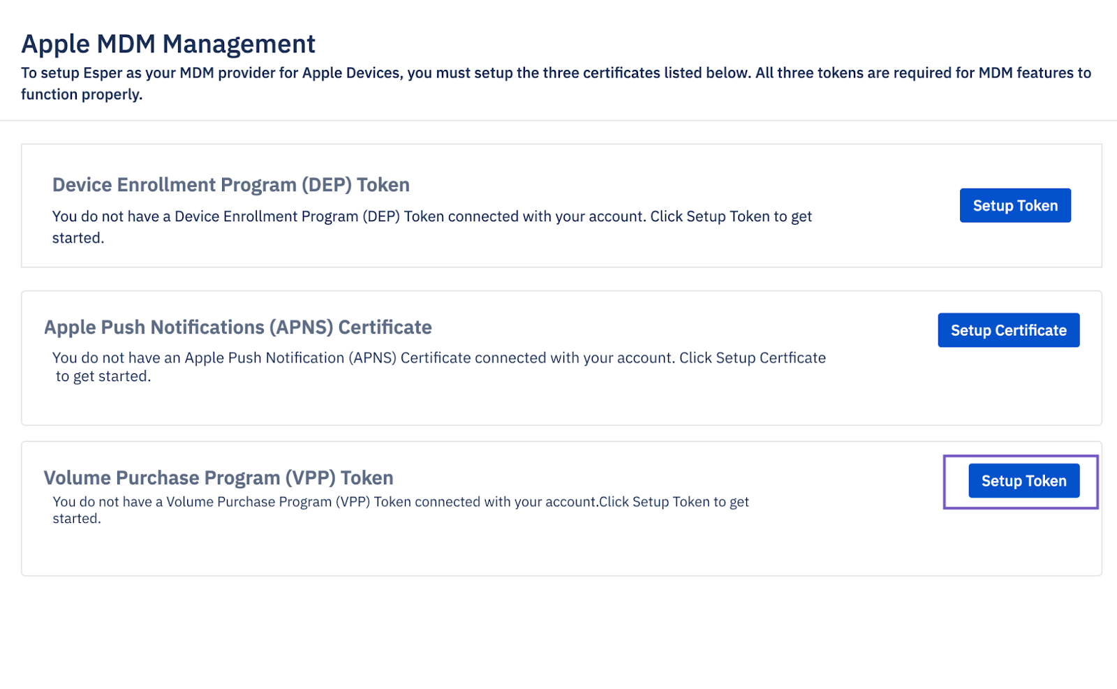 Setting Up Apple MDM Management – Esper Help
