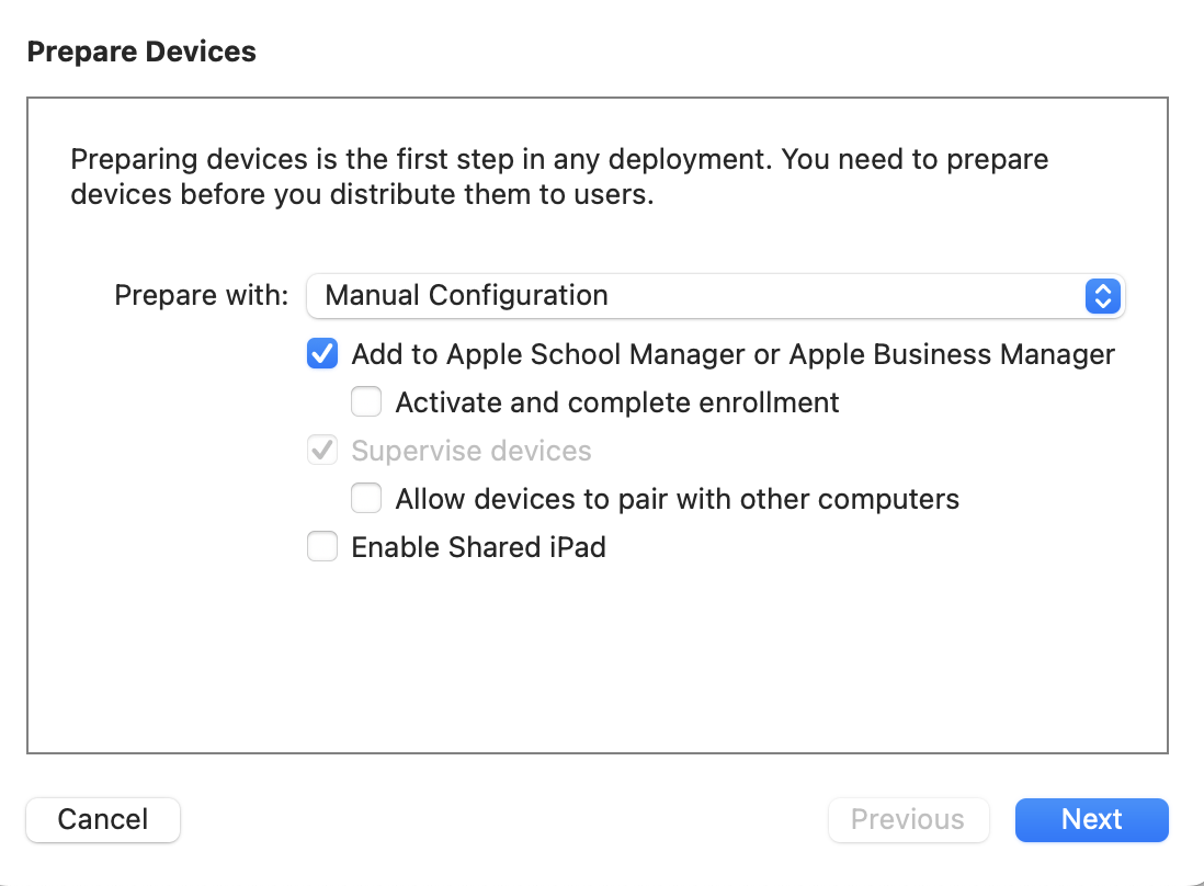 Manual iOS Onboarding with Apple Configurator and Apple Business ...