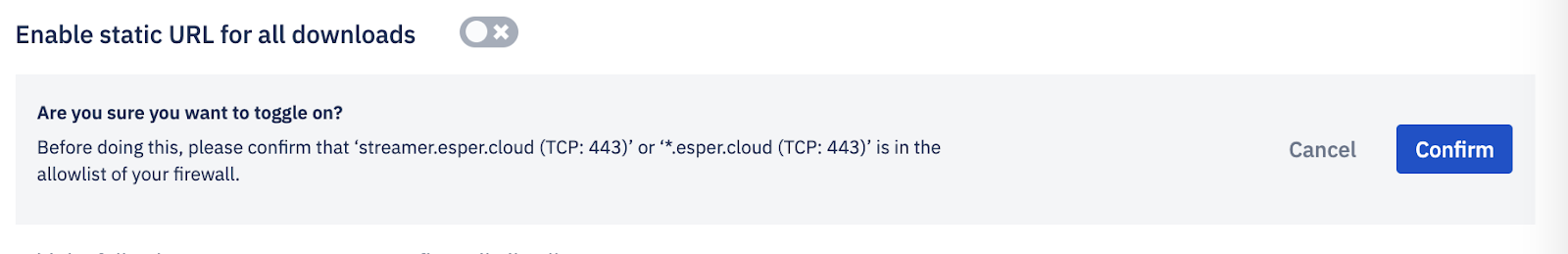 Firewall Settings – Esper Help