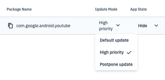 Managing Applications on a Device – Esper Help