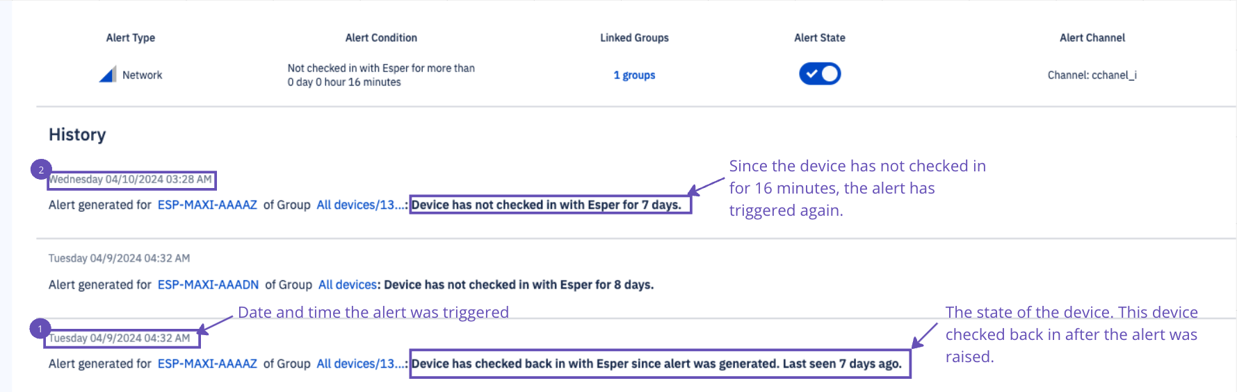 Introduction to Alerts – Esper Help