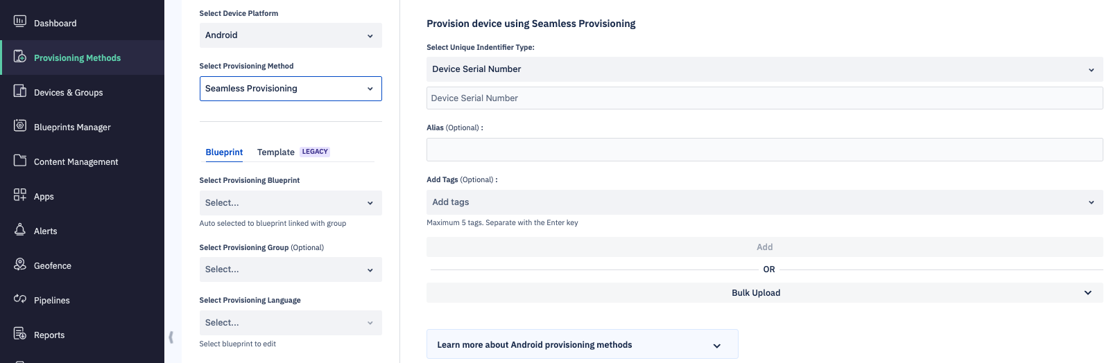 Zero-touch Enrollment (ZTE) Provisioning – Esper Help