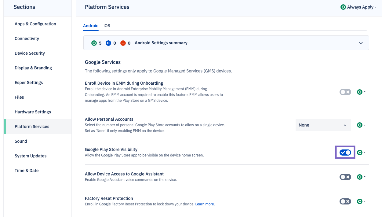 How to Resolve Google Play Protect Issues – Esper Help