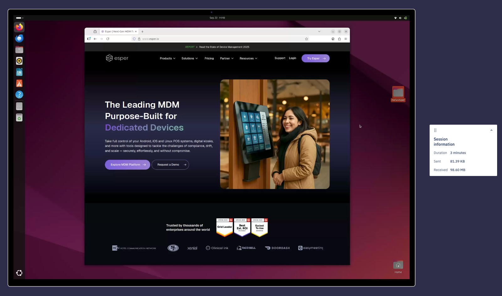 Linux Remote Viewer and Control – Esper Help