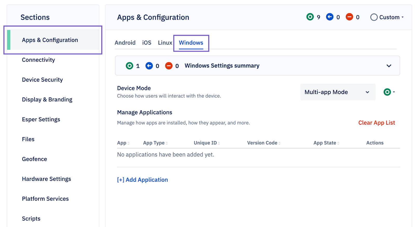 Managing Windows Devices through a Blueprint (Beta) – Esper Help